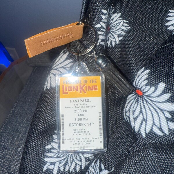 Six Broadway Musical Ticket Keychain - Etsy