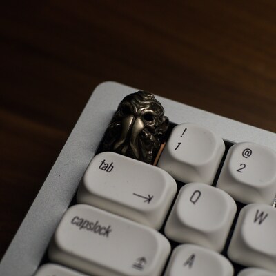 Lion Keycap Solid Bronze Metal Premium Keycap From Keyrelic / Artisan ...