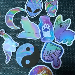 Psychedelic Trippy Sticker Pack - Etsy