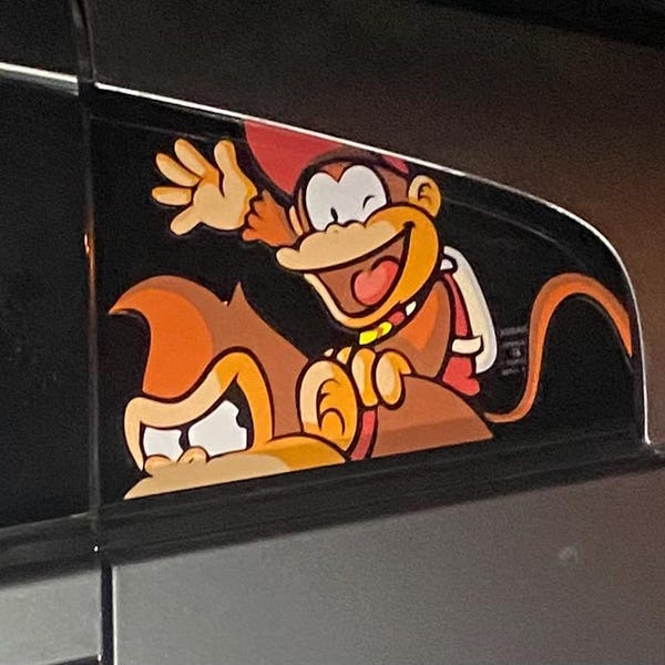 Homer Simpson Peeker Peeking Peekabo Car Decals MacBook Stickers ...