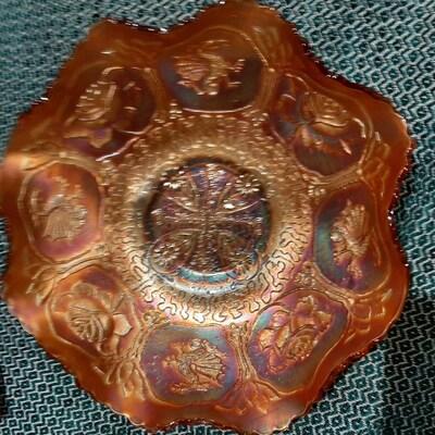 ABP NAPPY, American Brilliant Period Crystal Cut Glass by Ohio Cut ...