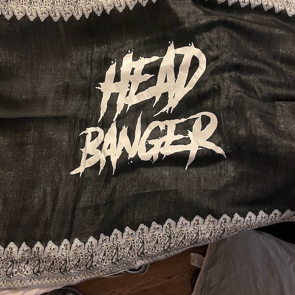 HEADBANGER PASHMINA - Festival Rave Scarf Wook Hippy Pash Unisex Colors ...