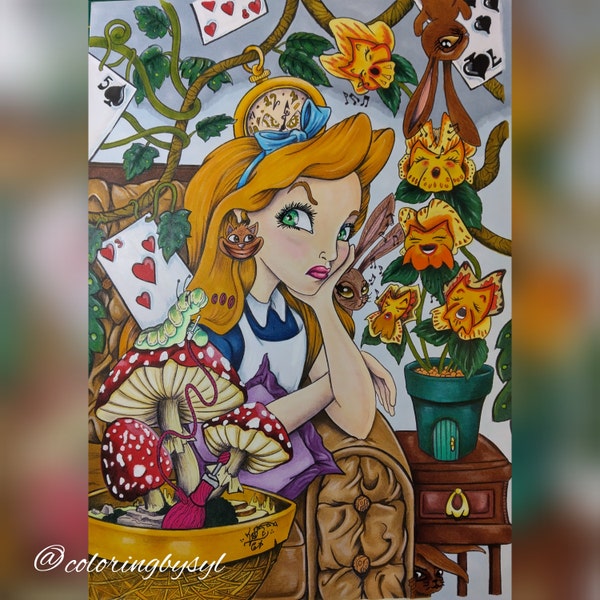 Camille / Kevin Teoart / Coloring Page / Grayscale Illustration - Etsy