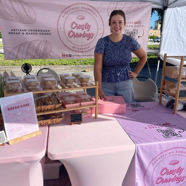 Custom Start-up Show Bundle: Personalized Canopy Banner & Logo Table ...