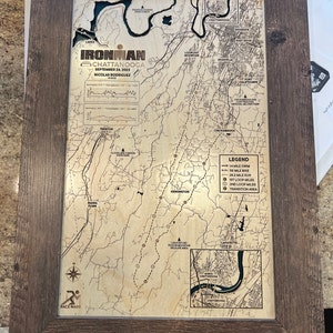 Smith Mountain Lake Custom Wood Map Virginia Map 3D Wall Art Contour ...