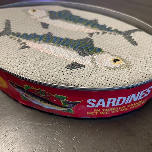 Sardines Cross Stitch Pattern - Etsy