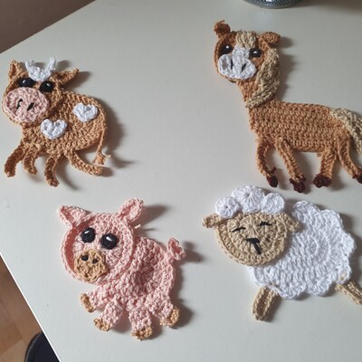 Retro Poodle Applique Pack Crochet Pattern Only Poodle Poodle Skirt ...