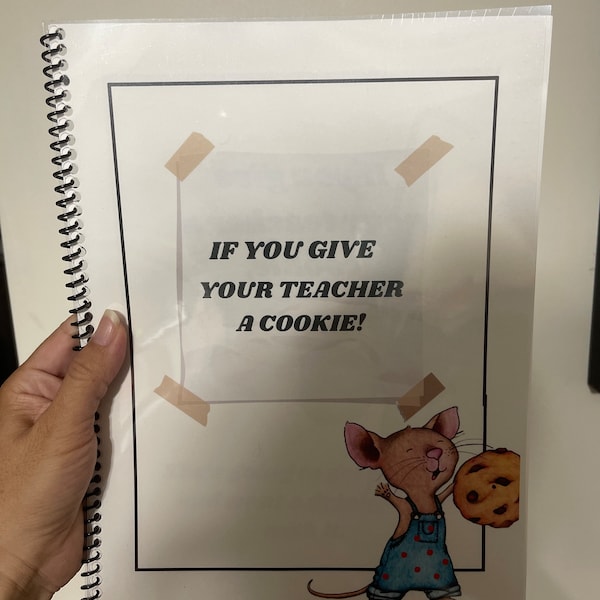 If You Give Your Teacher a Cookie - Etsy