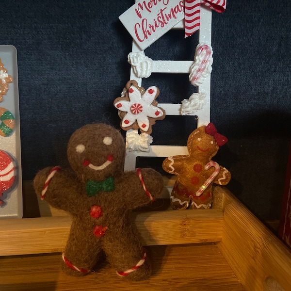 Felt Gingerbread Man - Etsy