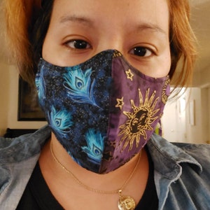 Geek Culture Contoured Masks 2 Layer Cotton Fabric With | Etsy