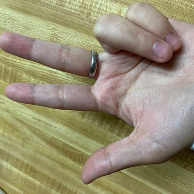 Simple Stainless Steel Ring, Basic Band, Size 7-13, Handcrafted Steel ...