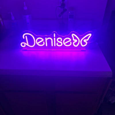 Custom Neon Sign With Spanish Text, Custom Italian Text, Illuminated ...