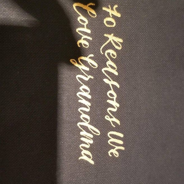 Book of Reasons Why We / I Love You / Handwritten / Personalised Gift ...
