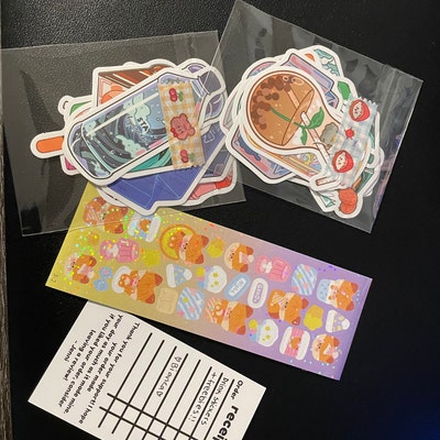 Bunny Sticker Grab Bag Assorted Waterproof Rip Proof Mystery Sticker ...