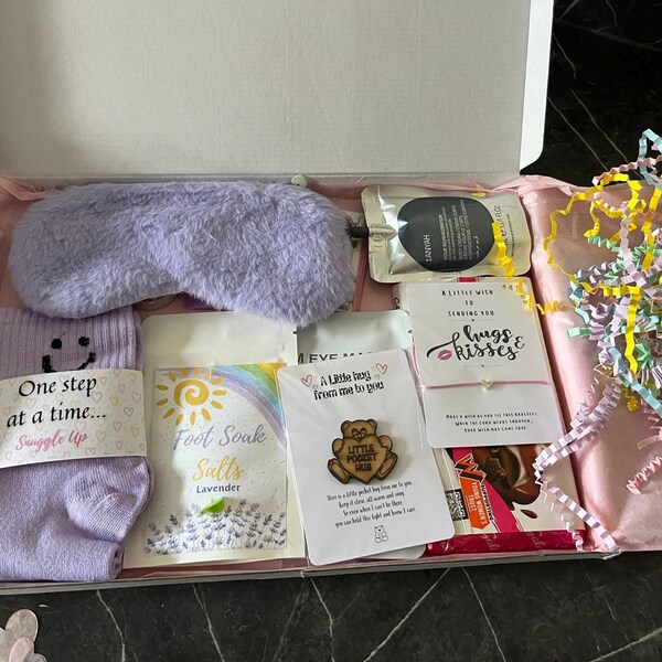 VEGAN Recovery Care Package, HUG in a BOX, Hospital Recovery Gift for ...