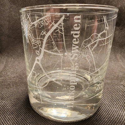 Custom City Map on Pint Glass, Whiskey Glass, Wine Glass, or Beer Can ...