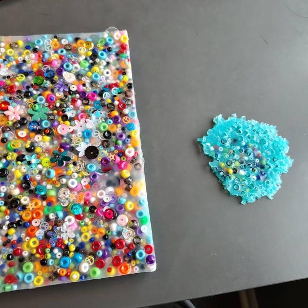 Large Pick Pads-big Options-variety-smiley Sequins-rainbow Mix-thin ...