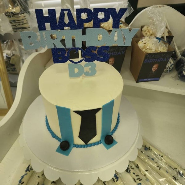 Boss Baby Cake Topper, Boy Boss Baby Cake Topper, Custom Boss Baby ...
