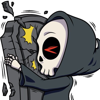 Grim Reaper Emotes Grim Reaper Chibi/ Emotes Discord/ Emotes Twitch - Etsy