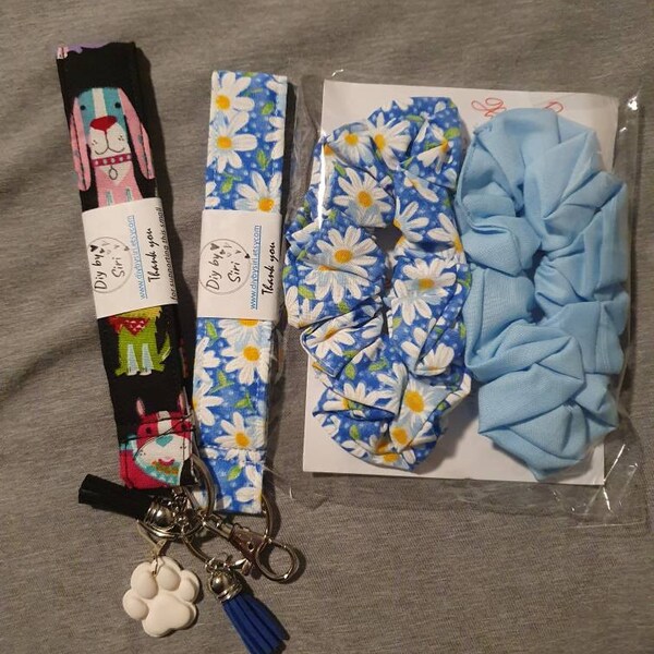 Pink Wristlet Floral Rose Key Fob Wristlets Tassels Lanyard Silver ...