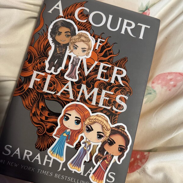 Chibi ACOTAR Couples Stickers, From the Series A Court of Thorns and ...