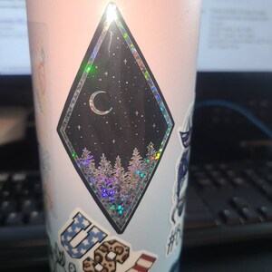 Solar Eclipse Sticker Lunar Eclipse Sticker Mandala - Etsy