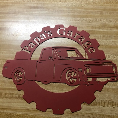 Chevy Truck Classic Car Collection Metal Sign - Etsy