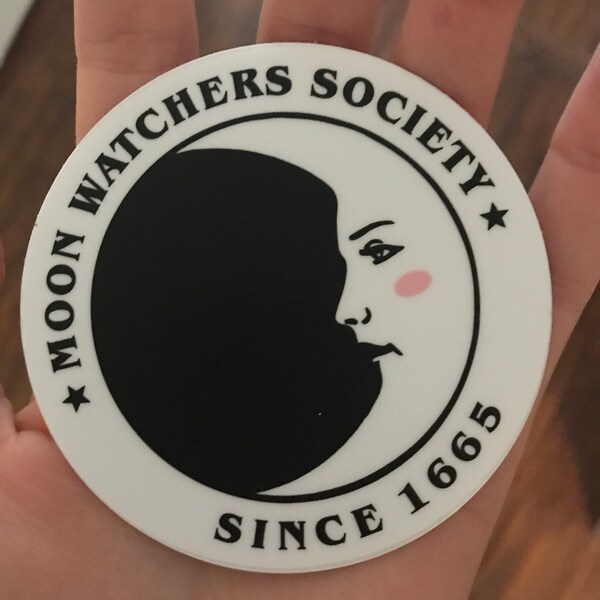 Moon Watchers Sticker, Moon Sticker Car, Moon Sticker Packs, Witchy ...