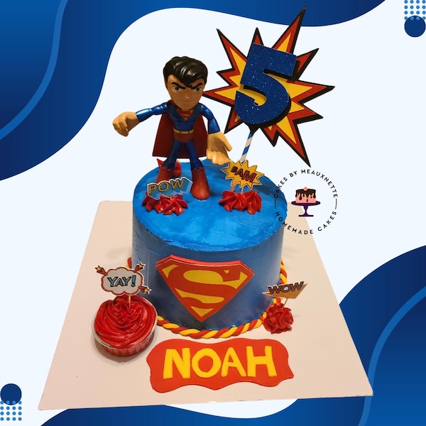 Comic Book Cake Topper/comic Pow/superhero Birthday Party/comic Book ...