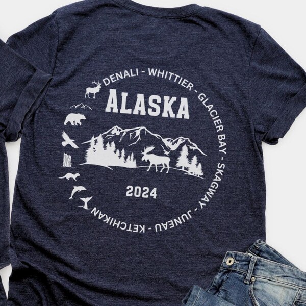 Alaska Cruise T Shirts, Personalized, Alaska Cruise Shirt, Alaska 2024 ...