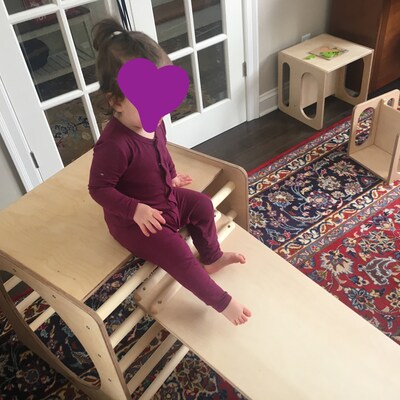 Balance Beam Set Gym for Kids Montessori Toy Wooden Balance - Etsy