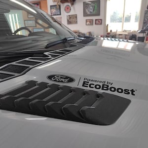 2021-2022 Ford F150 Powered by Ecoboost Hood Vinyl Sticker Graphic Set ...