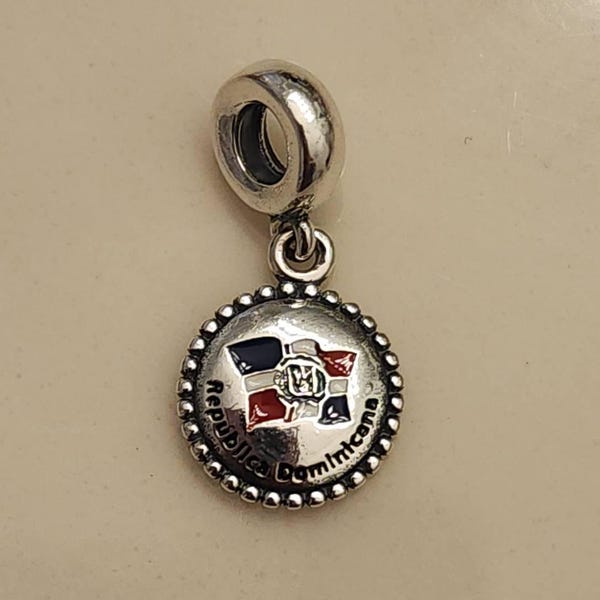 Pandora Denmark Flag Exclusive Dangle Charm Pendant Travel S925 Silver ...