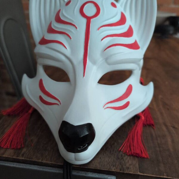 Ghost of Tsushima Mask ,black Samurai Mask, Menpo Mask,traditional ...