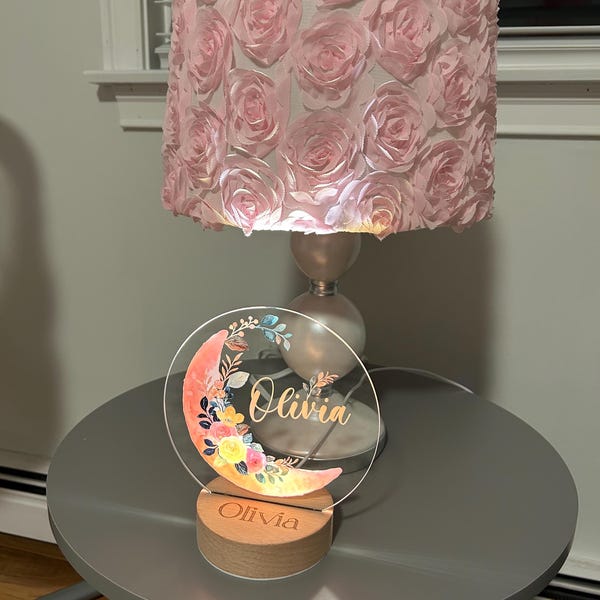 Baby Girl Gift, Personalized Night Light for Kids, Custom Night Light ...