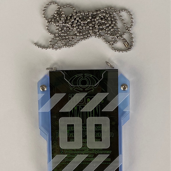 Cyberpunk Keycard Style Card ID Holder - Etsy