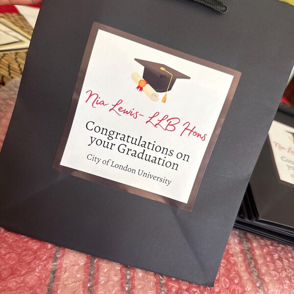 Personalised Logo Gift Bags - Customised Gift Bags With Gold/silver ...