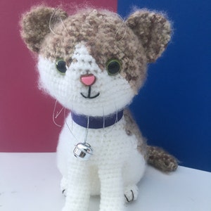 Crochet Cat Pattern, Cat Amigurumi Pattern, Crochet Cream Cat Pattern ...