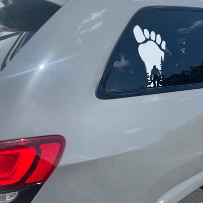Bigfoot Decal Bigfoot Car Decal Bigfoot Sticker Sasquatch Decal ...