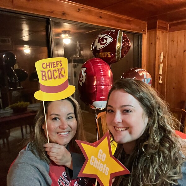 Chiefs Photo Booth Props - Printable Photobooth Props and Decorations ...