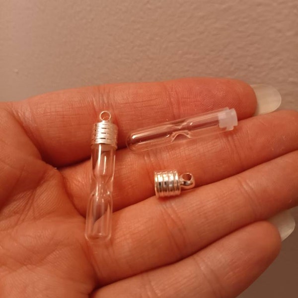 4/5/6/7/8/10/12mm STERLING Silver/gold End/pendant Caps simple/solid ...