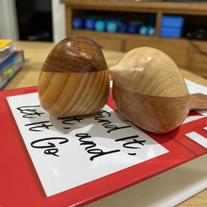 Hand Carved Wooden Comfort Birds - Etsy