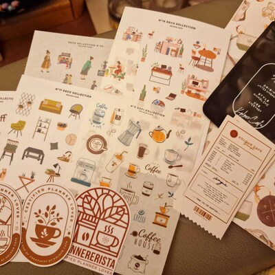 Planner Stickers Floral Stickers N1 Kollection Washi Paper Minimalist ...