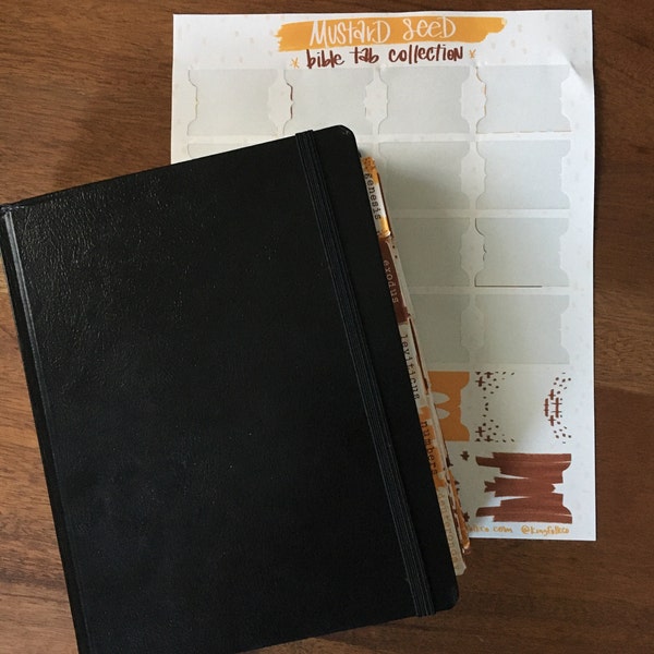 Mustard Seed Bible Tabs - Etsy