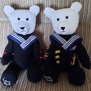 Keepsake Bears Memory Bears Memorial Bears Made Out of Loved | Etsy UK