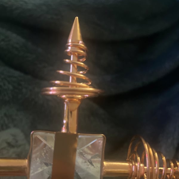 Copper Spiritual Energy Generator With Quartz Pyramid and Conductive ...