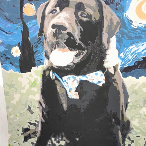 Golden Leaves Painting by Numbers Leaf Luxury Painting With Glitter ...