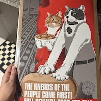 Soviet Cat Poster - the Kneads of the People Come First - International ...