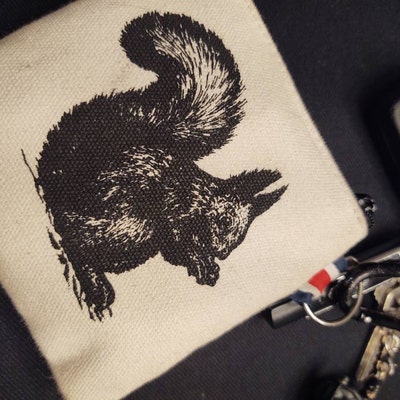 Squirrel Coin Purse Tiny Zipper Pouch Gift Card Holder - Etsy