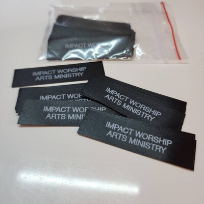 Sew on Clothing Labels, Custom Satin Logo Tags - Etsy